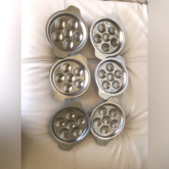 Dining | Stainless Steel Escargot Plate Dinner Table Set Of 6 | Poshmark